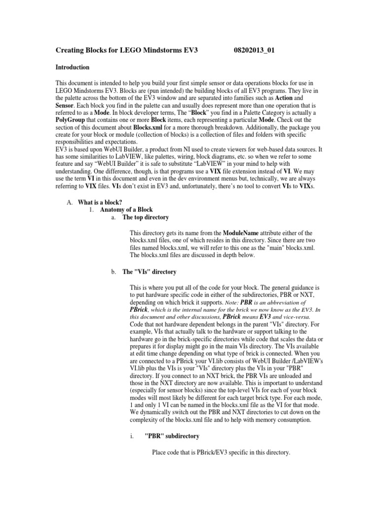 Lego Ev3 | PDF | Parameter (Computer Programming) | Zip (File Format)