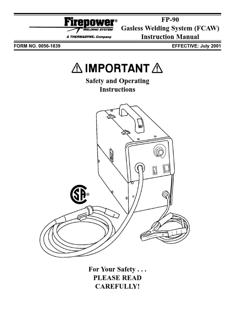5 Gasless Welding System (FCAW) PDF | PDF | Welding | Construction