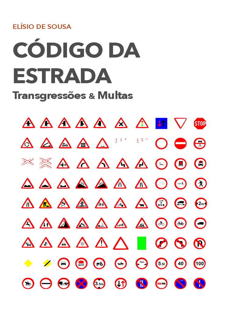 CODIGO DA ESTRADA - Transgressões e Multas 2 | PDF | Tráfego | Bebidas ...