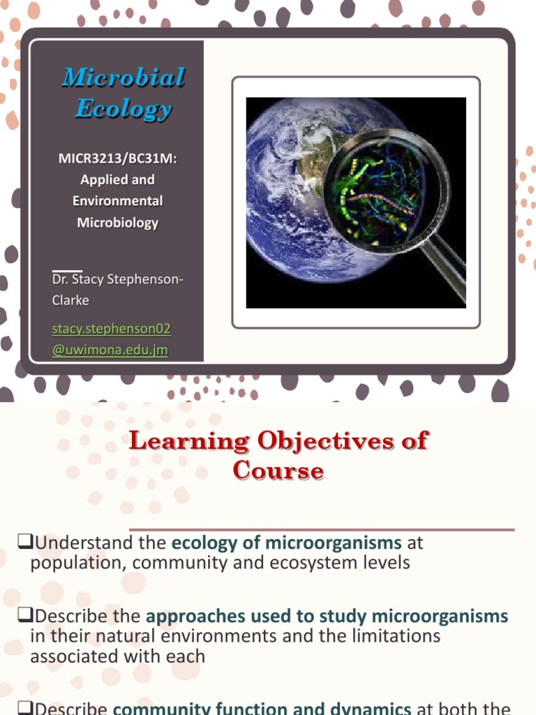 Microbial Ecology and Environmental Impact | PDF | Biofilm | Microorganism