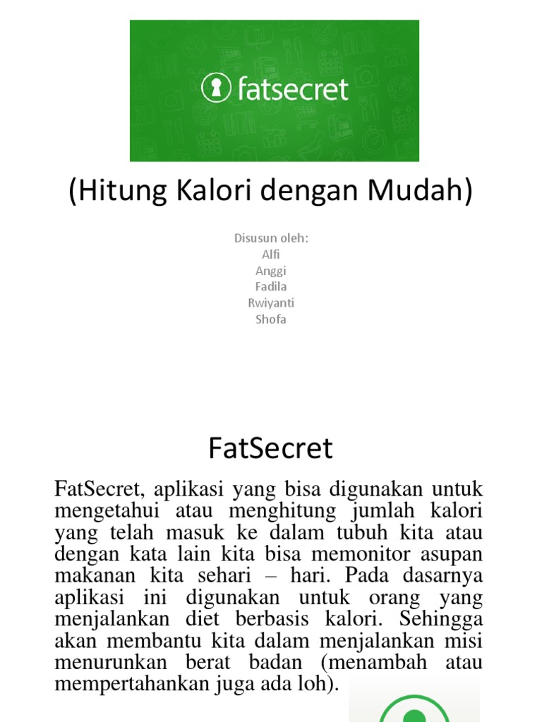 Fat Secret | PDF