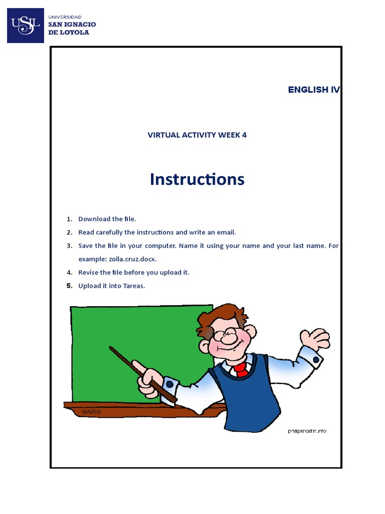 Email Writing Instructions for English IV | PDF