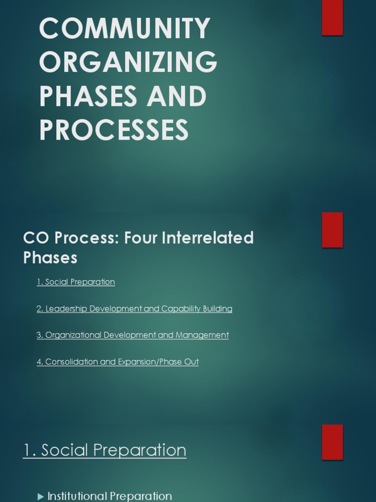 Community Organizing Phases and Processes Ppt1 | PDF | Community ...