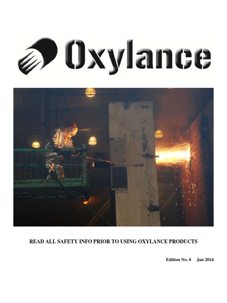 Oxylance Product Safety and Usage Guide | PDF | Combustion | Industrial ...
