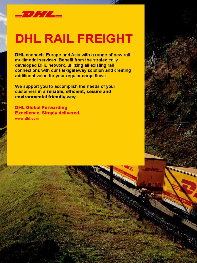 DHL Glo DGF Rail Freight | PDF | Cargo | Rail Transport