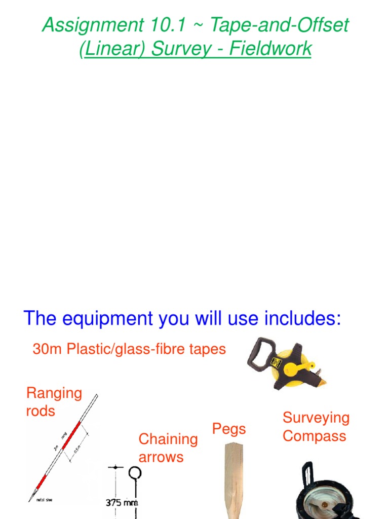 Tape-and-Offset Surveying Techniques | PDF
