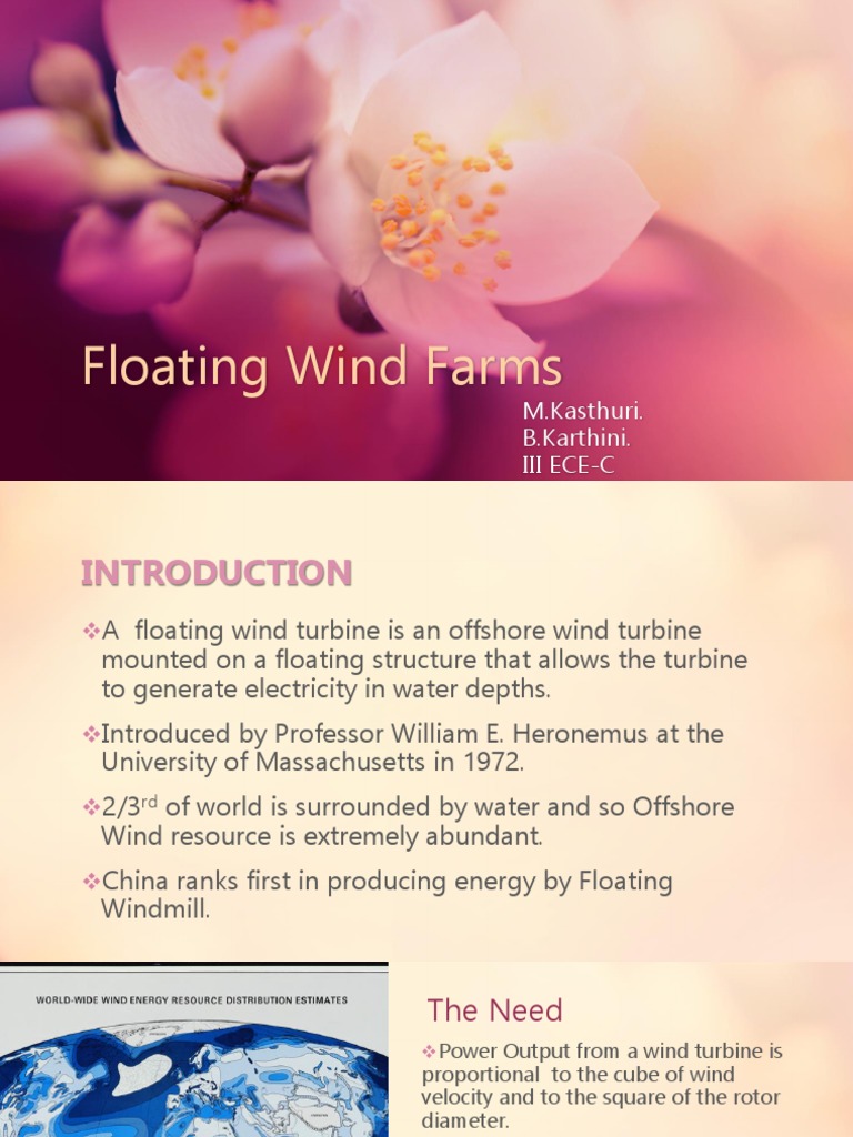 Design Considerations and Challenges for Floating Wind Farms in Deep ...