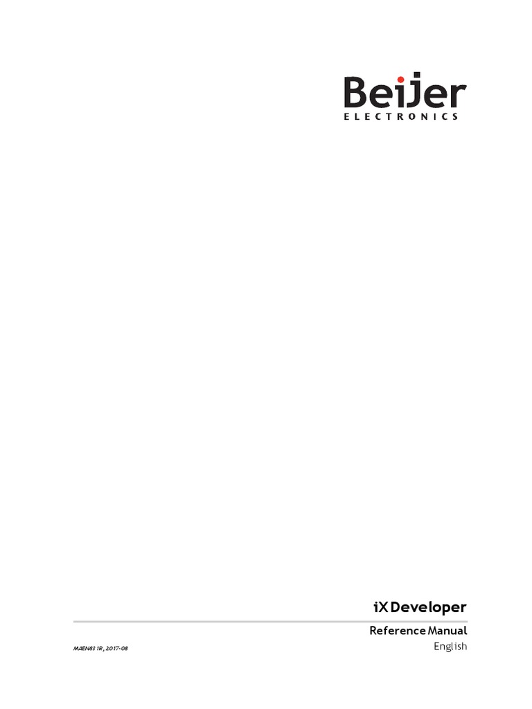 Ix Developer 2 30 Reference Manual MAEN831R PDF | PDF | Areas Of ...