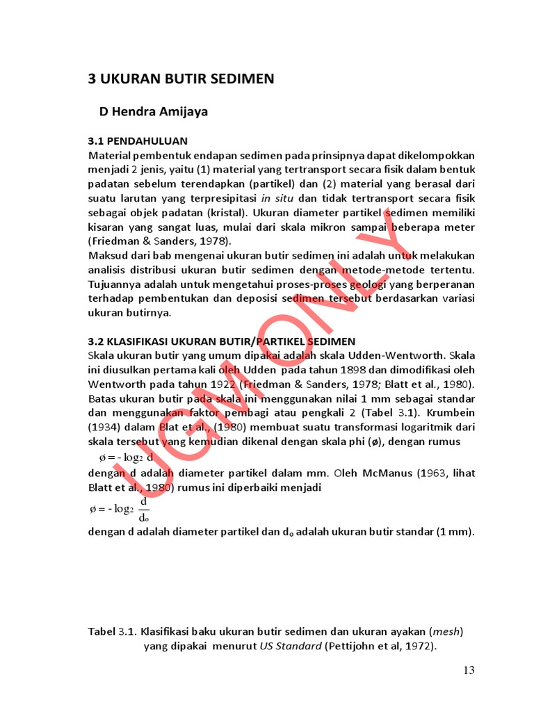 Modul Ukuran Butir | PDF