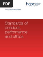 RCOT Professional Standards For OT Practice Conduct and Ethics v3 | PDF ...