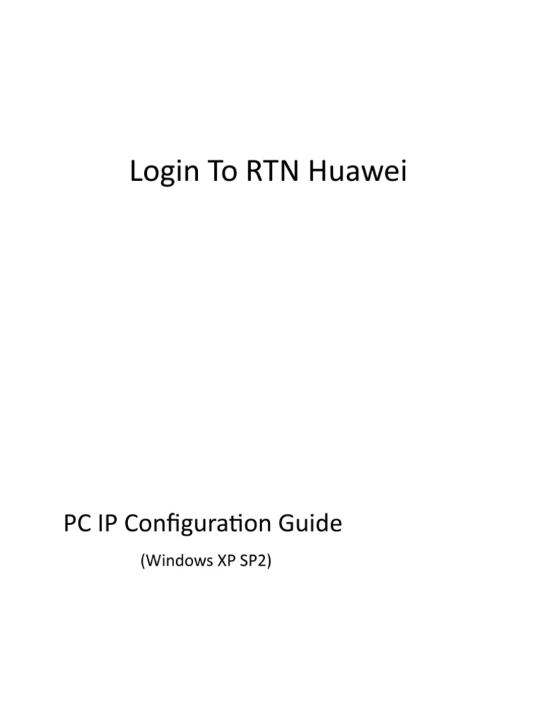 Login To RTN Huawei | PDF | Personal Computers | Icon (Computing)