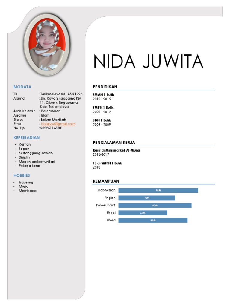 CV Nida | PDF