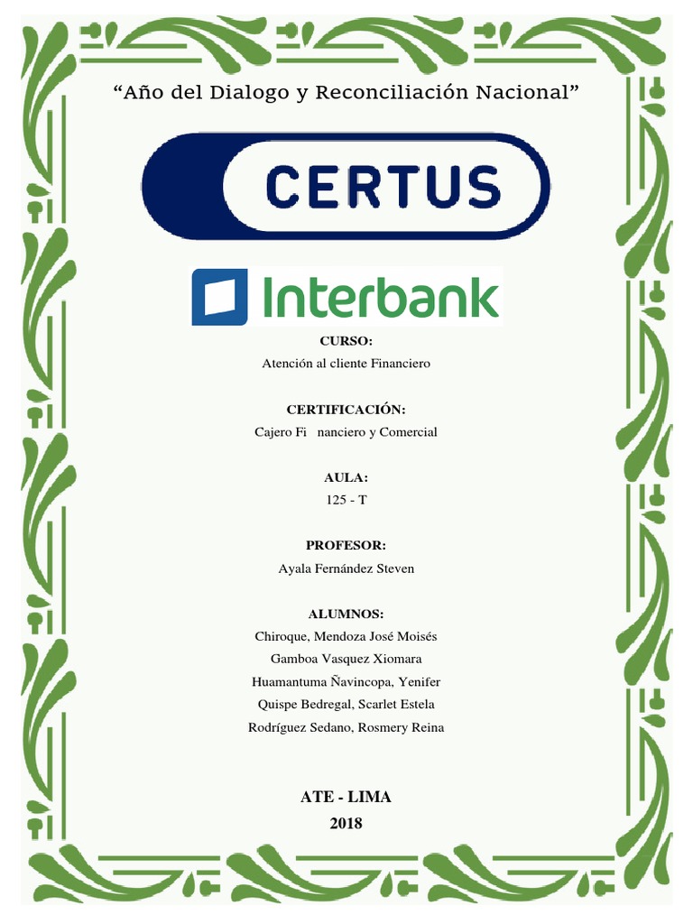 Interbank - 2 | PDF | Business | Dinero