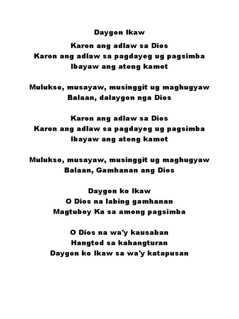 Praise and Worship Lyrics | PDF
