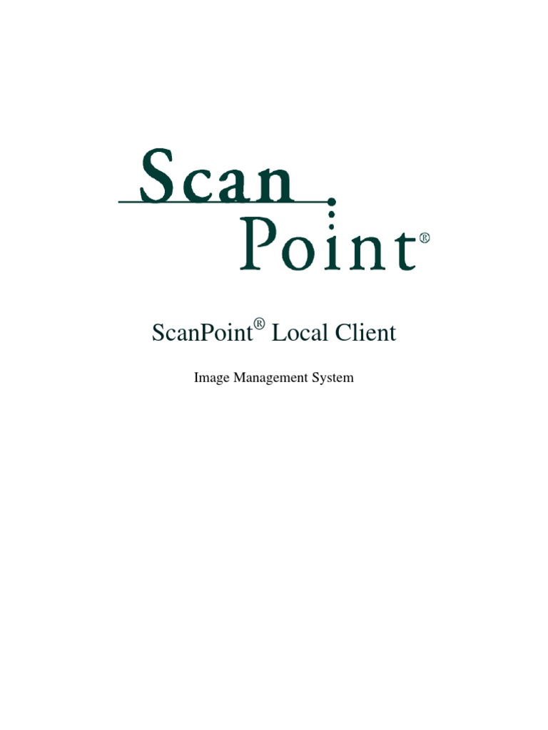 Verathon ScanPoint Local Client - User Manual PDF | PDF | Icon ...