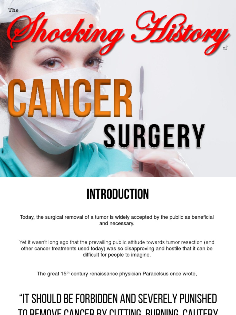 The Shocking History of Cancer Surgery | PDF | Surgery | Neoplasms