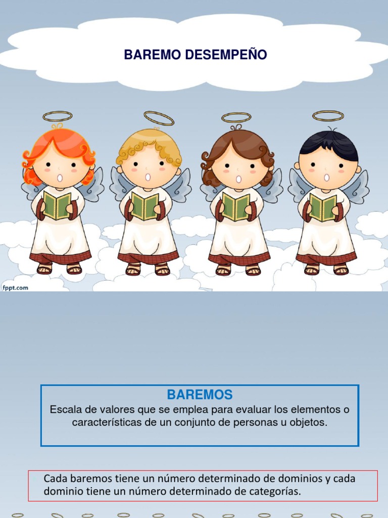 06 Anexo 04 Baremo Desempeño | PDF | Comunicación | Invalidez