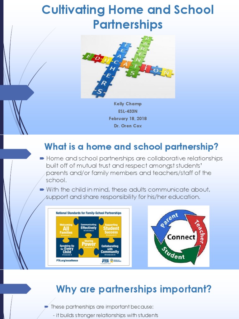Home and School Partnership Insights | PDF | Teachers | Learning