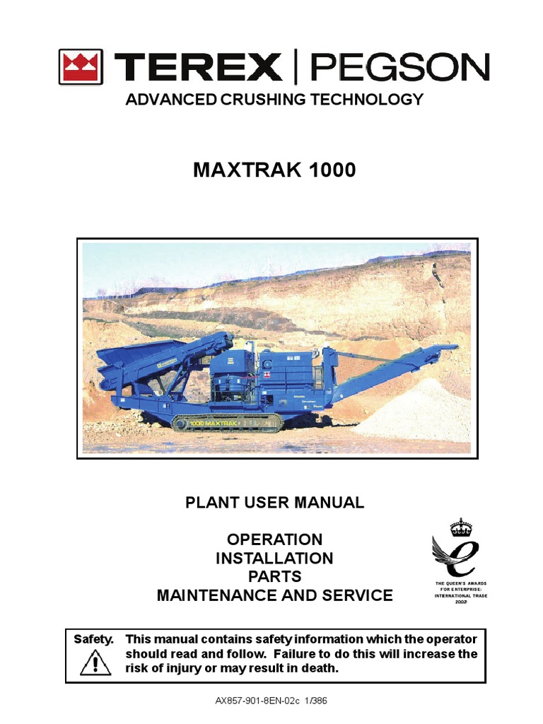 Maxtrak 1000 Manual AX857-901-8EN-02c PDF | PDF | Electrician | Tire