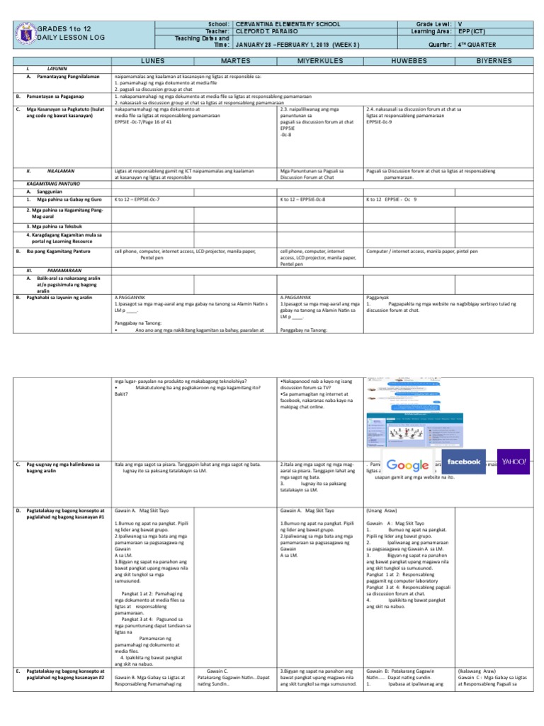Epp 5 - Q4 - W3 DLL | PDF