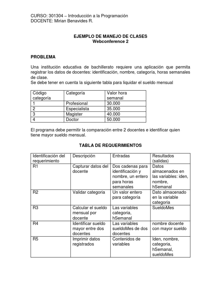 Ejemplo de Clases en POO - C# | PDF | Notación | Paradigmas de programación