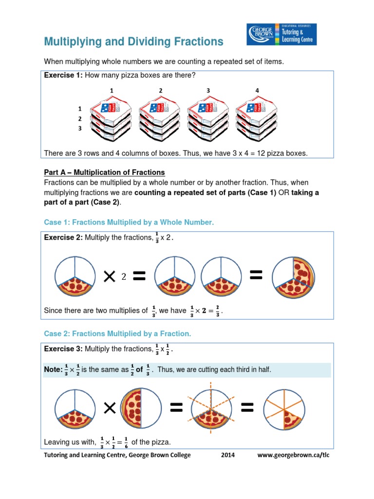 Multiplying and Dividing Fractions | PDF | Fraction (Mathematics ...