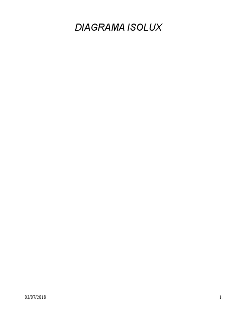Curvas Isolux en Alumbrado Público | PDF | Luz de la calle | Encendiendo