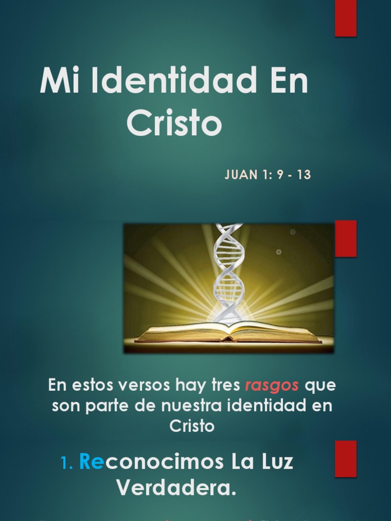 Mi Identidad en Cristo | Cristo (título) | Dios