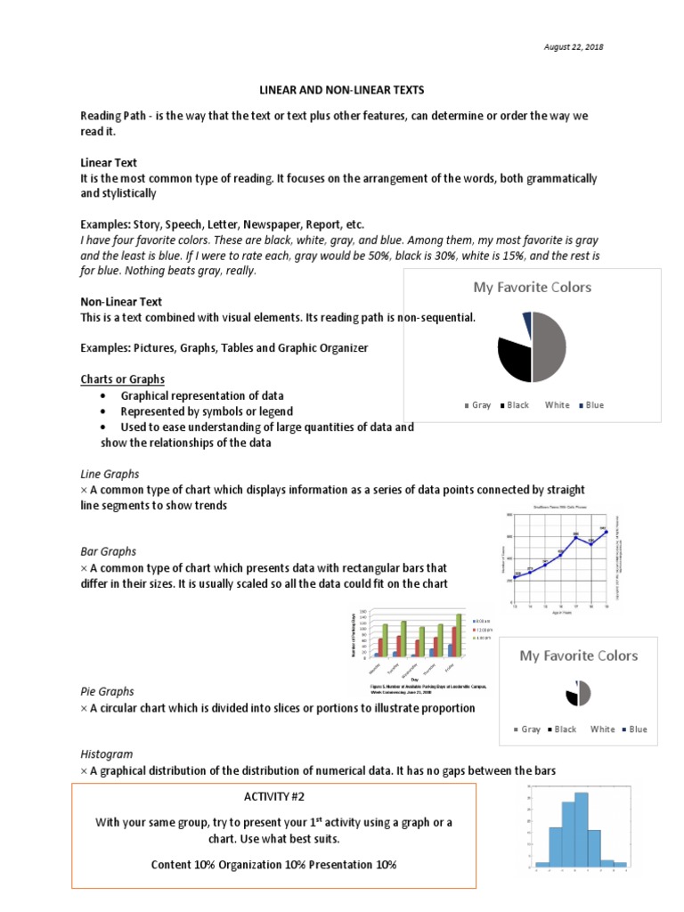 Linear and Non-Linear Text Handouts | PDF