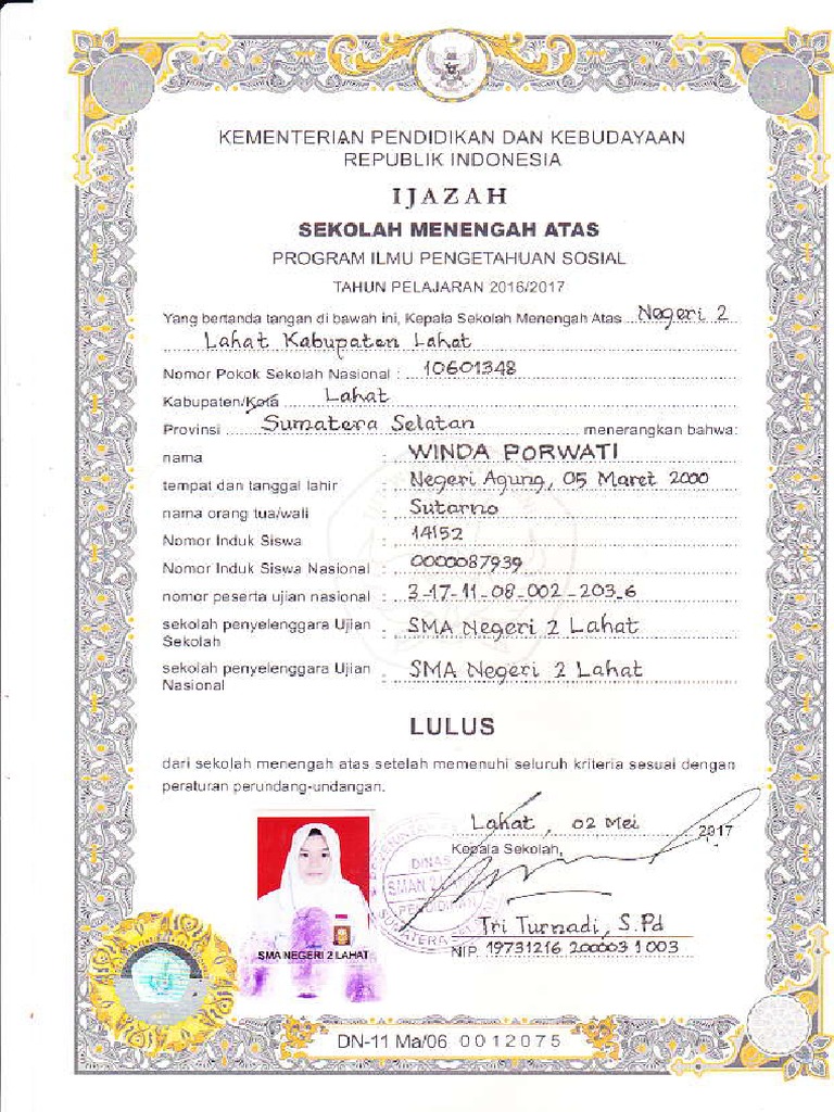 Ijazah PDF | PDF