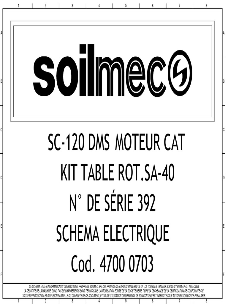 Schéma électrique Soilmec SC-120 | PDF