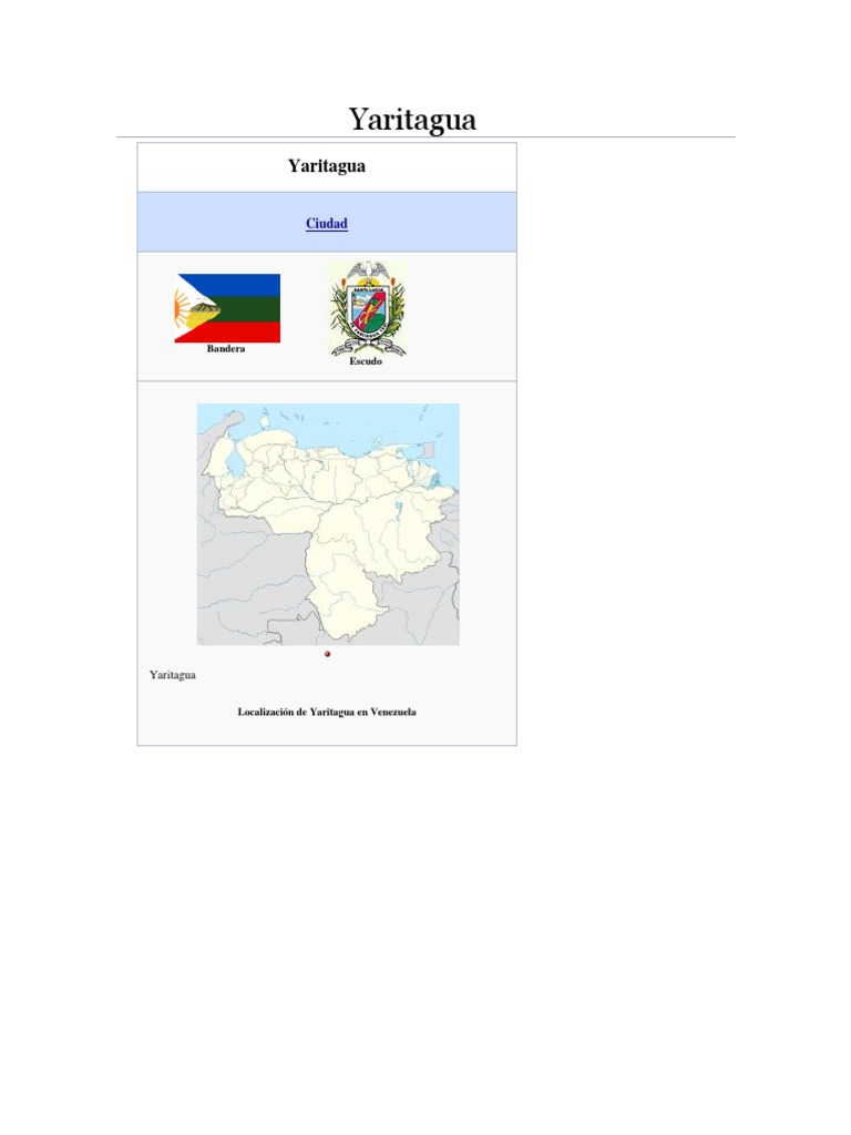 Símbolos Patrios y Naturales de Yaritagua | PDF | Naturaleza