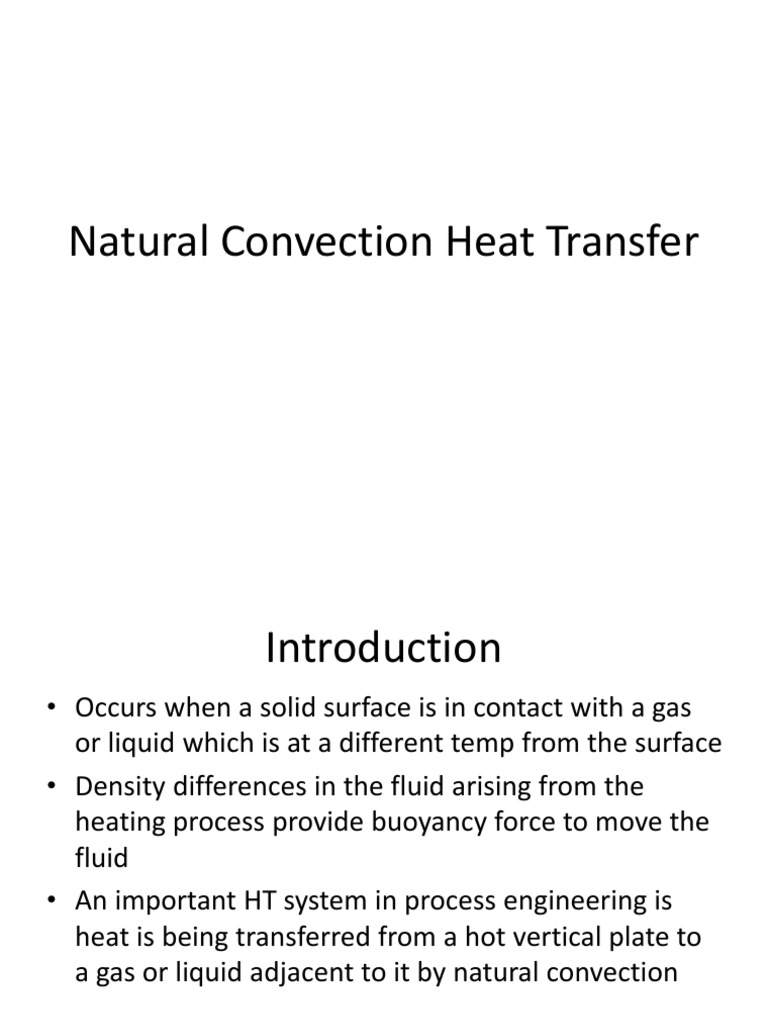 9 - Natural Convection Heat Transfer | PDF | Boundary Layer | Fluid Dynamics