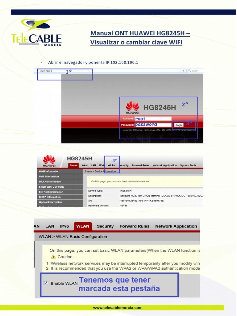ManualONT 8245H | PDF
