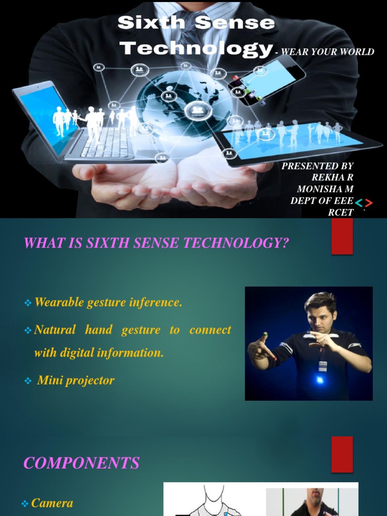 Sixth Sense Technology | PDF | Computers