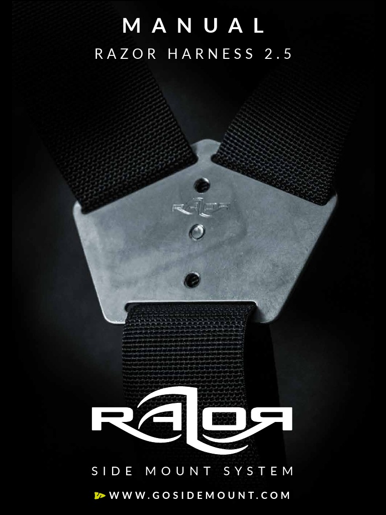 Razor Harness 2.5 User Manual | PDF | Scuba Diving | Underwater Diving