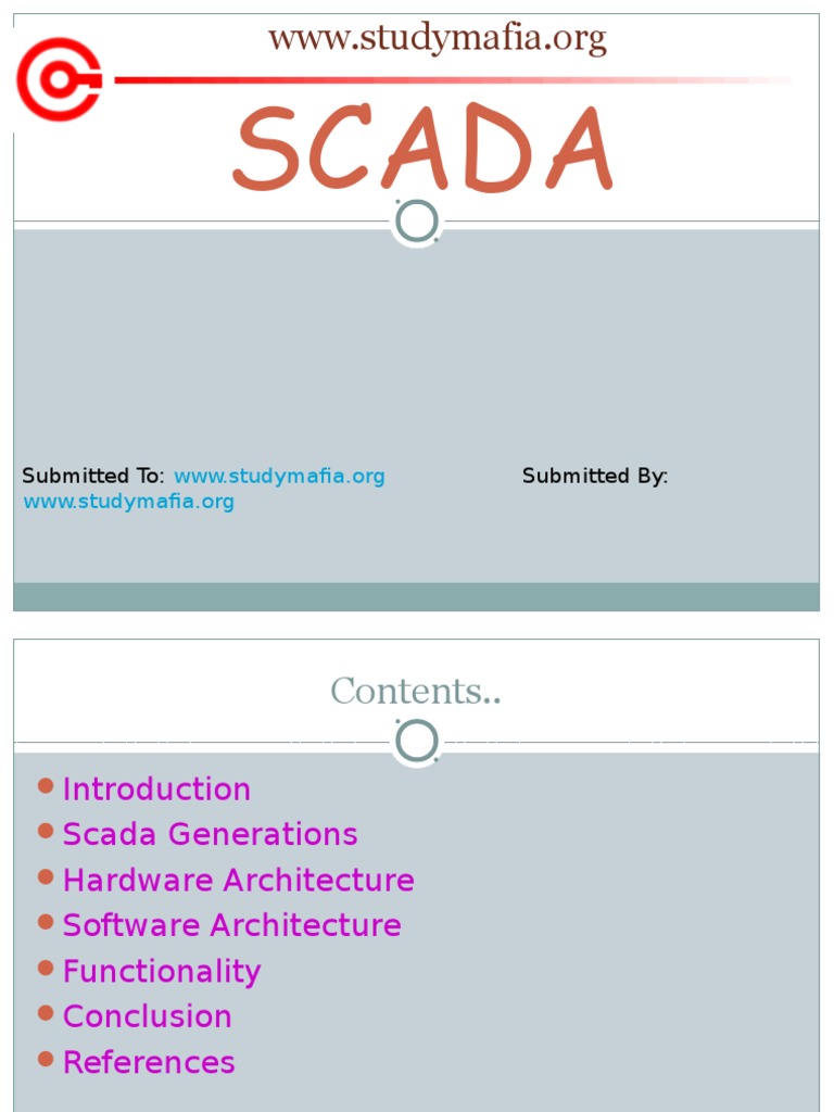 Scada | PDF | Scada | Computer Network