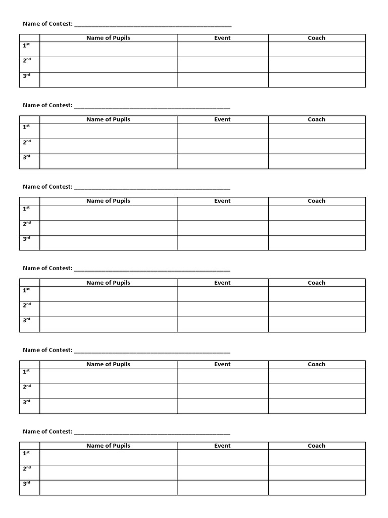 Name of Contest | PDF