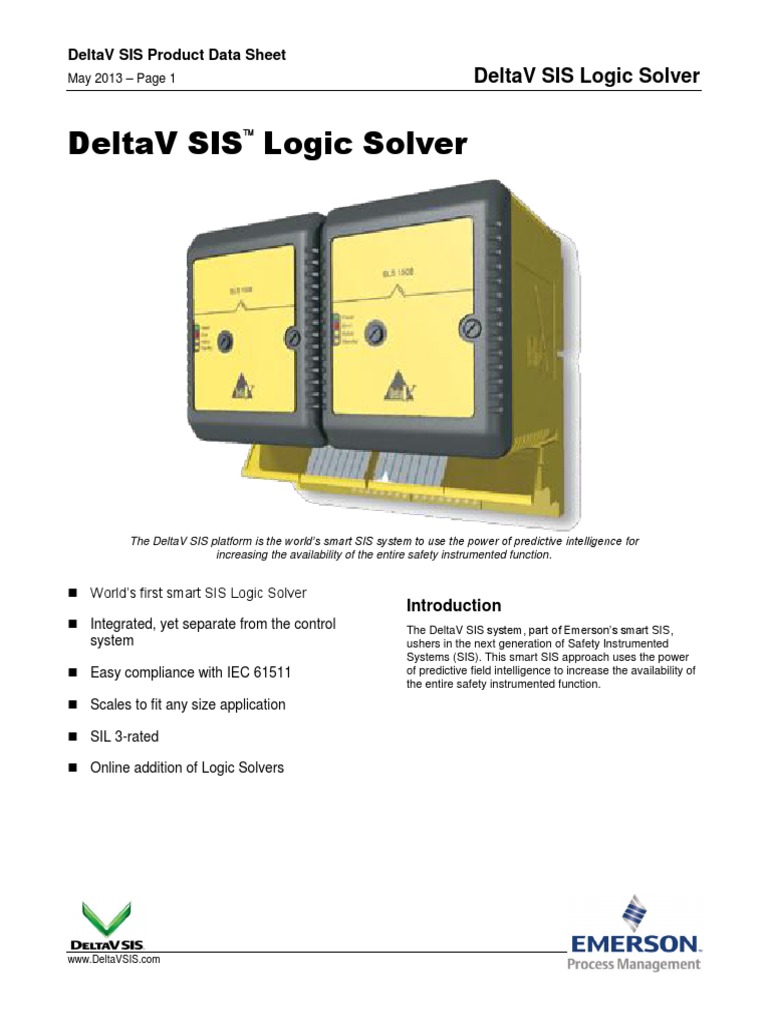 Deltav Sis Logic Solver (2013) PDF | PDF | Electronic Circuits | Input ...