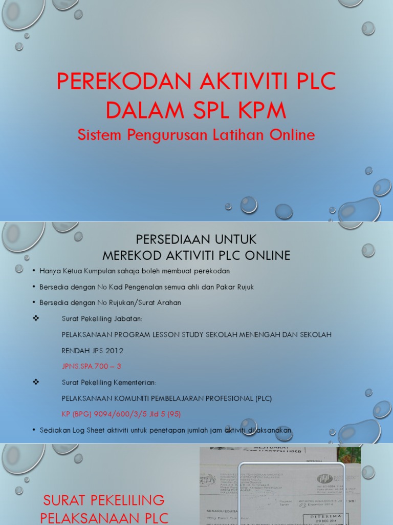 PLC Dalam SPLKPM | PDF