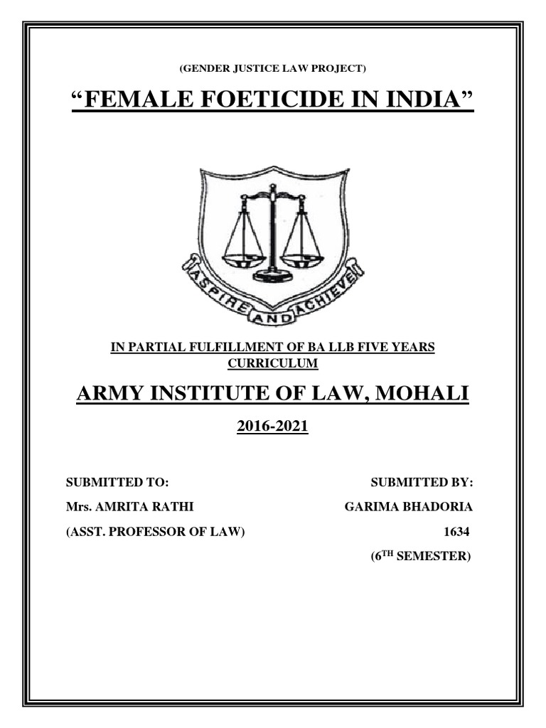 Gender Justice Law Project | PDF | Sex | Gender