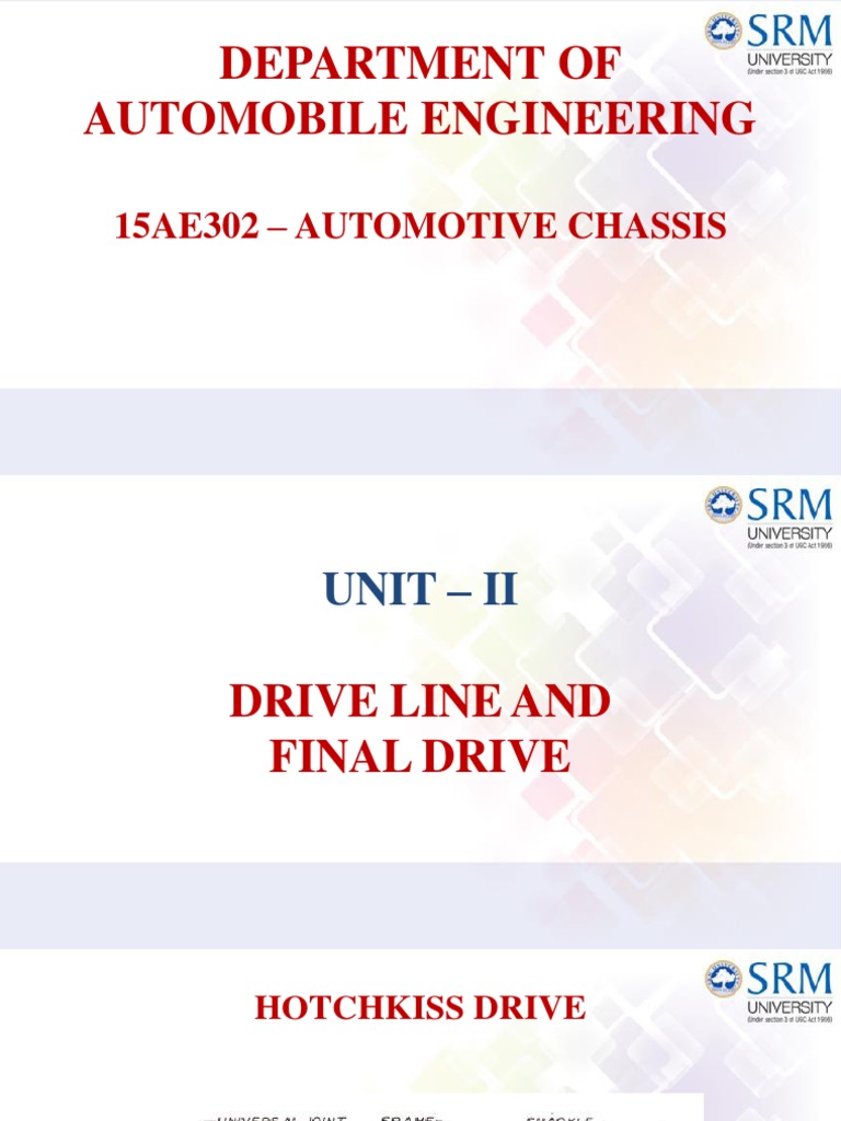 Overview of Final Drive Systems | PDF | Transmission (Mechanics) | Axle