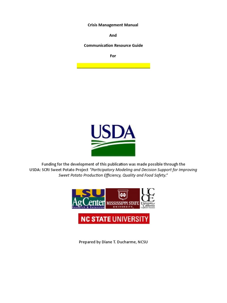 Crisis Communication Plan Template | PDF | Crisis Management | Mass Media