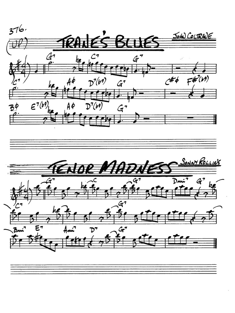 Tenor Madness PDF | PDF