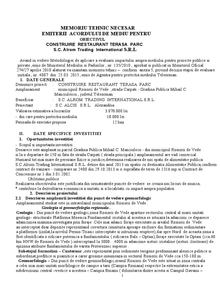 4.model Solicitare Punct de Vedere Aviz Autorizatie | PDF