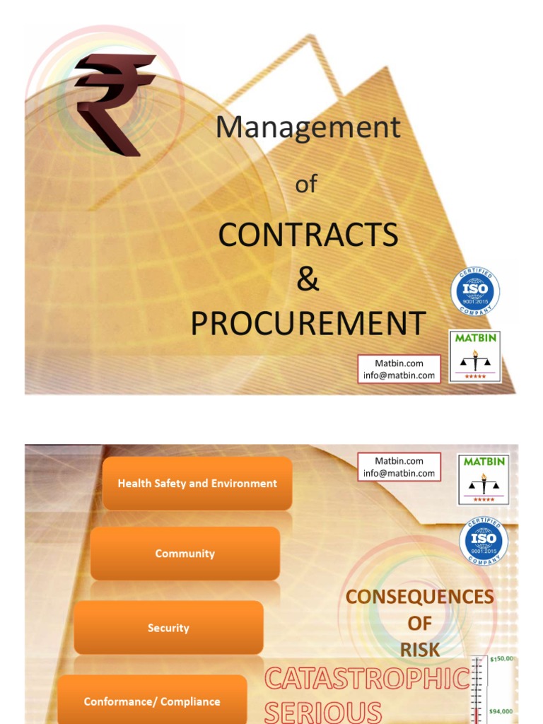 Procurement Risk - Impact.mitigation | PDF | Procurement | Economies
