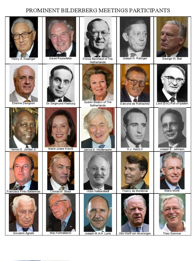 Portraits of Bilderberg Meetings Participants | PDF