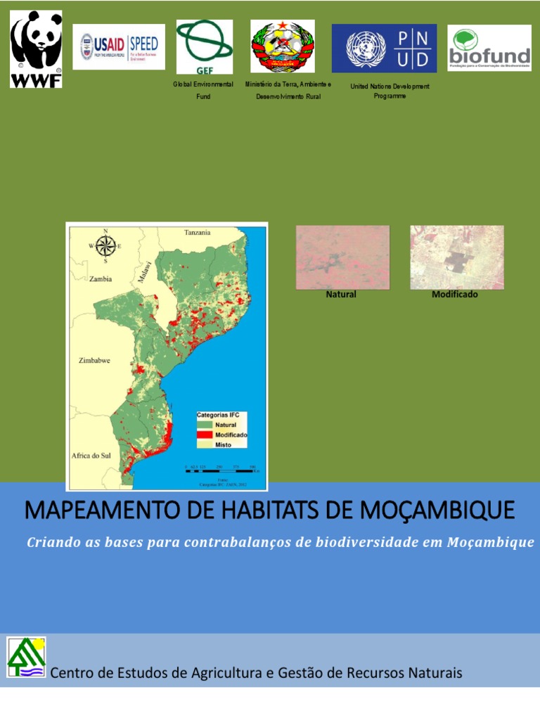 Mapeamento de Habitats Mo Ambique BIOFUND 200415 PDF | Download grátis ...
