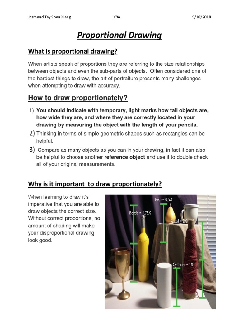 Proportional Drawing | Download Free PDF | Drawing | Michelangelo