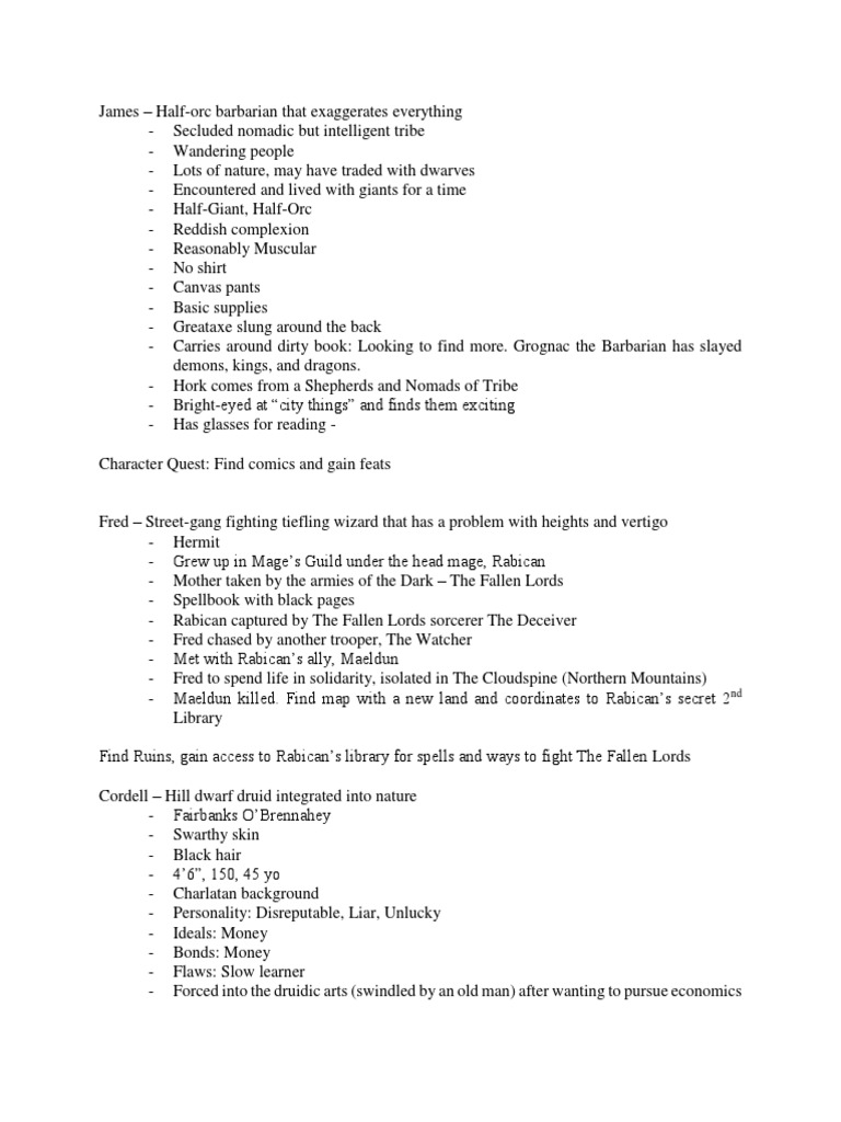 Online DND 5e Session Zero | PDF | Piracy | Leisure